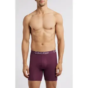 Calvin Klein Classics 3-pack Cotton Boxer Briefs Burgundy/grey/blue
