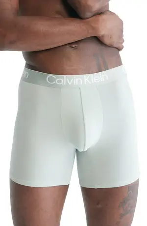 Calvin Klein Classics 3-pack Cotton Boxer Briefs Cbs Natural Gra