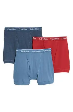 Calvin Klein Classics 3-pack Cotton Boxer Briefs Lacquer