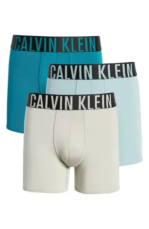 Calvin Klein Classics 3-pack Cotton Boxer Briefs Ocean Mist