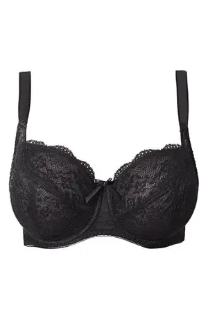 Freya Fancies Underwire Balconette Bra - Black