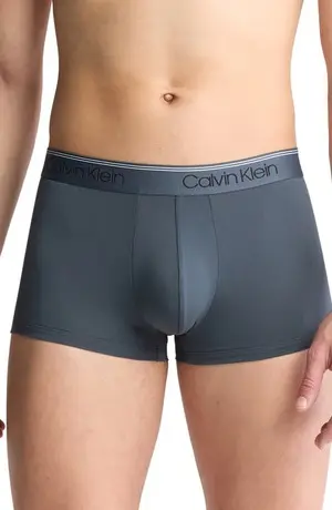 Calvin Klein 3-pack Low Rise Microfiber Stretch Trunks Hemisphere