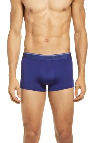 Calvin Klein 3-pack Low Rise Microfiber Stretch Trunks W29 Bb Ag Db