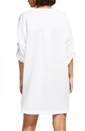 Seafolly Essential Cover-up - White