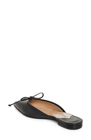 Manolo Blahnik Ballerimu Mule - Black