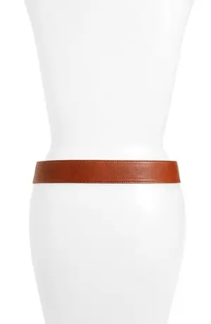 RAINA BELTS Eagle Leather Belt - Cognac