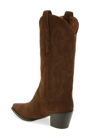Jeffrey Campbell Dagget Western Boots - Brown Suede