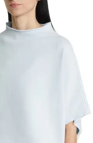 Frank & Eileen Audrey Funnel Neck Capelet - Ice