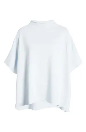 Frank & Eileen Audrey Funnel Neck Capelet - Ice