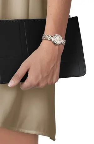 TISSOT Bellissima Round Bracelet Watch With Roman Numerals And Date Window