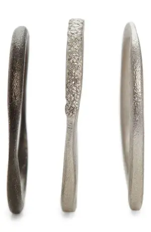 Armenta Set Of Three Stacking Rings