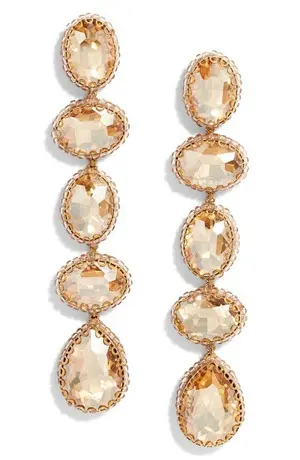 Deepa Gurnani Deepa Gurnani Tyra Drop Earrings Gold