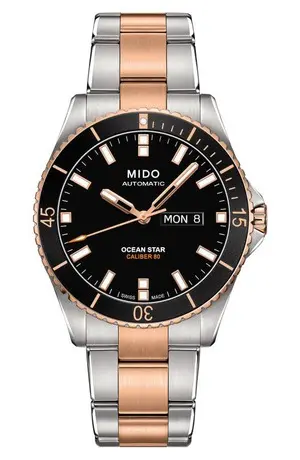 MIDO MIDO Ocean Star Diver Bracelet Watch Silver/black/silver