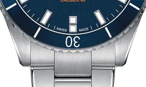 MIDO Ocean Star Diver Bracelet Watch - Silver/navy/silver