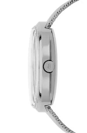MIDO Commander Automatic Mesh Strap Watch - Silver