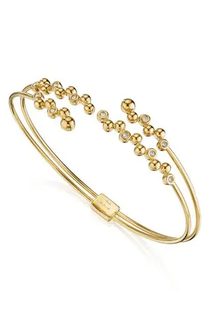 Hueb Bubbles Diamond Cuff Bracelet - Yellow Gold