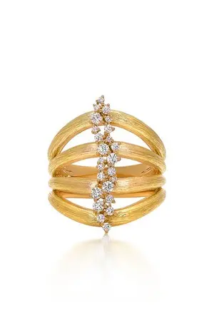 Hueb Diamond Stack Ring