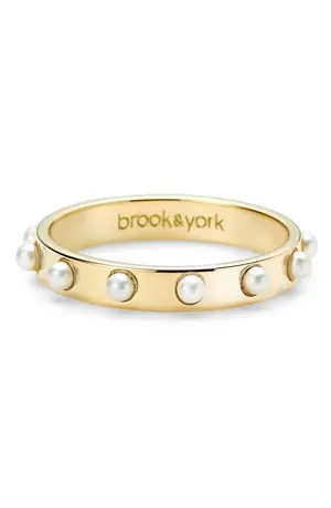 BROOK & YORK Holly Imitation Pearl Ring