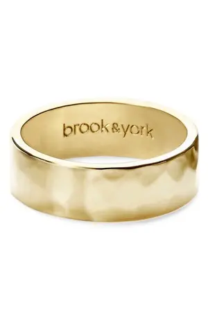 BROOK & YORK Maren Hammered Band Ring