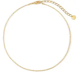 BROOK & YORK Mae Bead Chain Choker - Gold