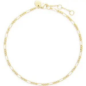 BROOK & YORK Lennon Figaro Chain Anklet - Gold