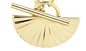 BROOK & YORK Celeste Fan Pendant Toggle Necklace