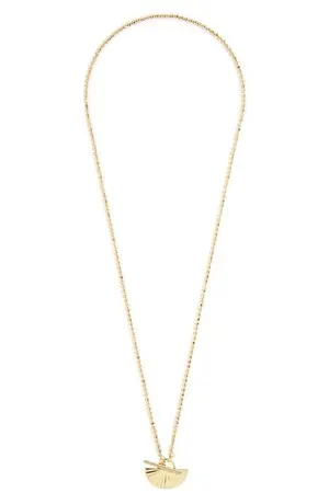 BROOK & YORK Celeste Fan Pendant Toggle Necklace