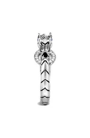 John Hardy Legends Naga Diamond Ring