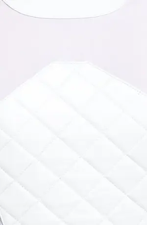 Blanc Noir Leather & Mesh Moto Jacket