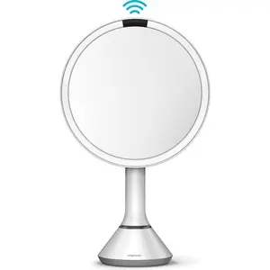 SIMPLEHUMAN Sensor Rechargeable Tabletop Mirror White