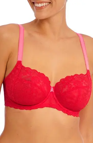 Freya Offbeat Underwire Side Support Bra Chilli Red