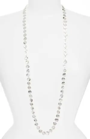 KARINE SULTAN Sophia Long Necklace - Silver