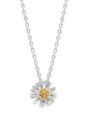 Estée Lauder Wildflower Pendant Necklace - Silver