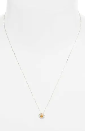 Estée Lauder Wildflower Pendant Necklace - Silver