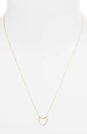 Estée Lauder Open Heart Charm Necklace
