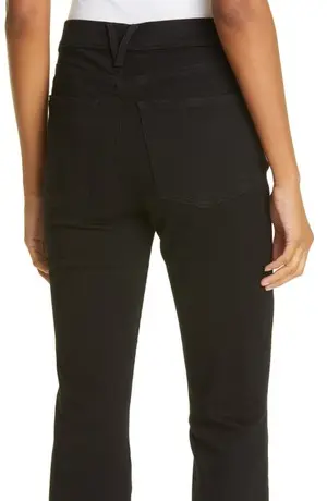 Veronica Beard Beverly High-waist Flare Leg Jeans - Onyx
