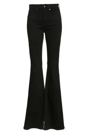 Veronica Beard Beverly High-waist Flare Leg Jeans - Onyx
