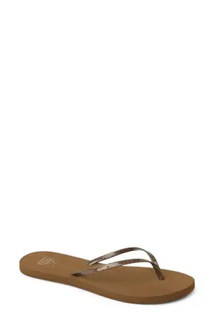 Reef Bliss Nights Flip Flop Chocolate Stripe