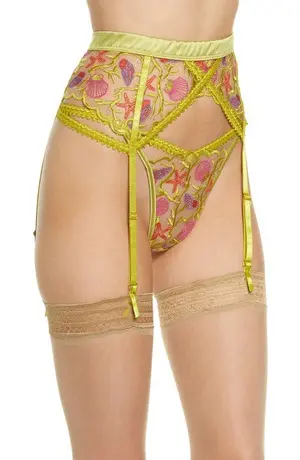 KILO BRAVA Embroidered Garter Belt