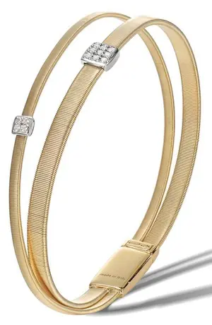 Marco Bicego Masai Pavé Diamond Bracelet - Yellow Gold
