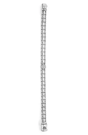 Lagos Caviar Spark Diamond Station Bracelet - Silver/diamond