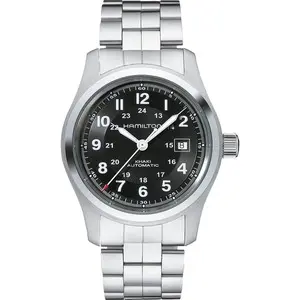 Hamilton Khaki Field Automatic Bracelet Watch - Black