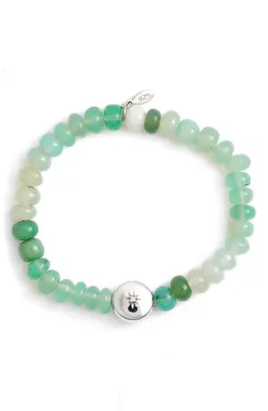 Anzie Anzie Boheme Beaded Bracelet Green Chrysoprase