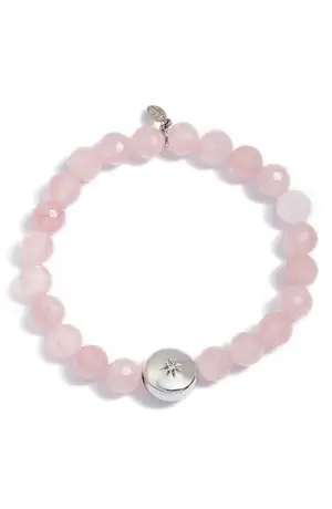 Anzie Boheme Beaded Bracelet - Rose Quartz