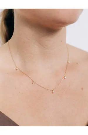 Anzie Cleo Diamond Dangle Necklace