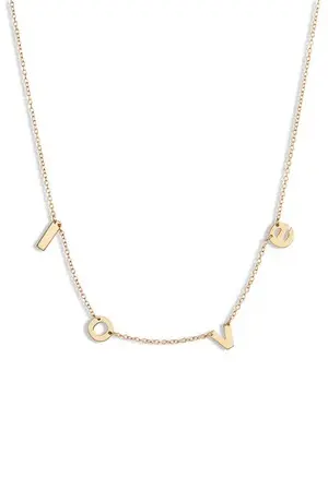 Jennifer Zeuner Jewelry Parker Necklace - Gold Vermeil