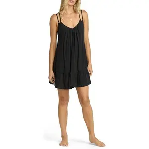 BILLABONG Beach Vibes Cover-up Dress - Black Pebble