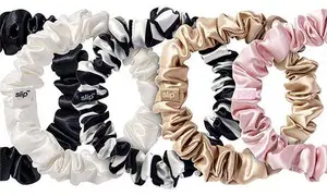 slip - Slip Pure Silk 5-pack Midi Scrunchies