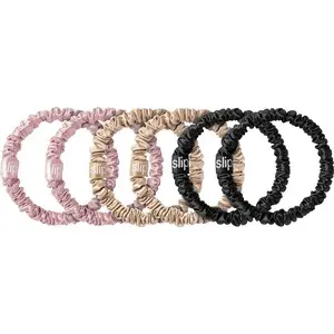 Slip Pure Silk 6-pack Skinny Scrunchies - Multi