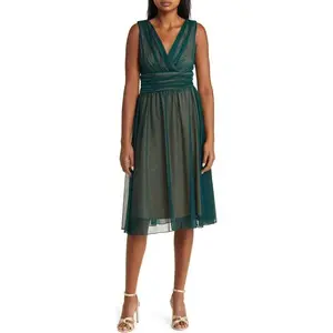 Connected Apparel Fit & Flare Dresses